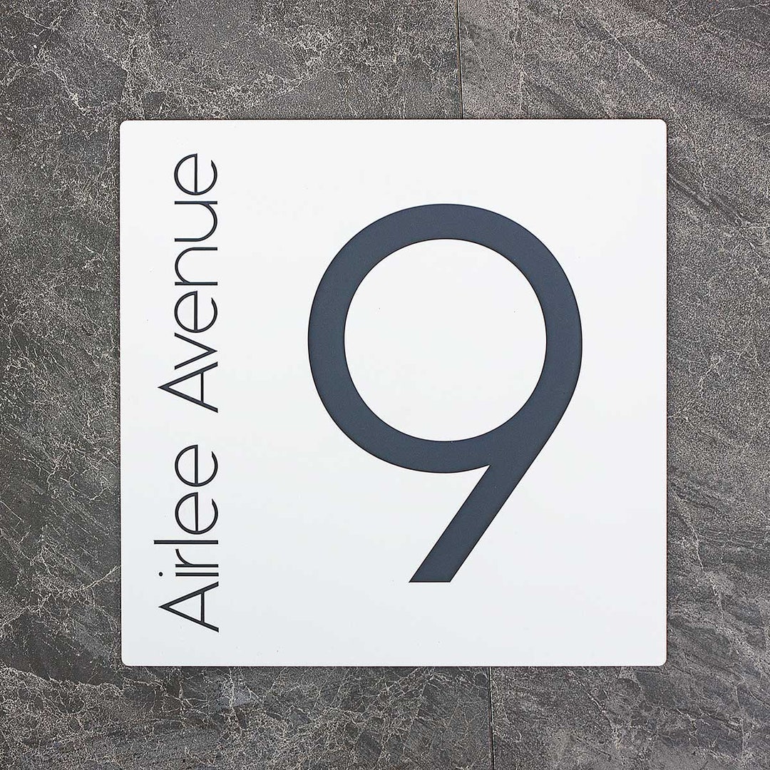 House Numbers Premium House Number Signs Housewarming Gift Mailbox ...