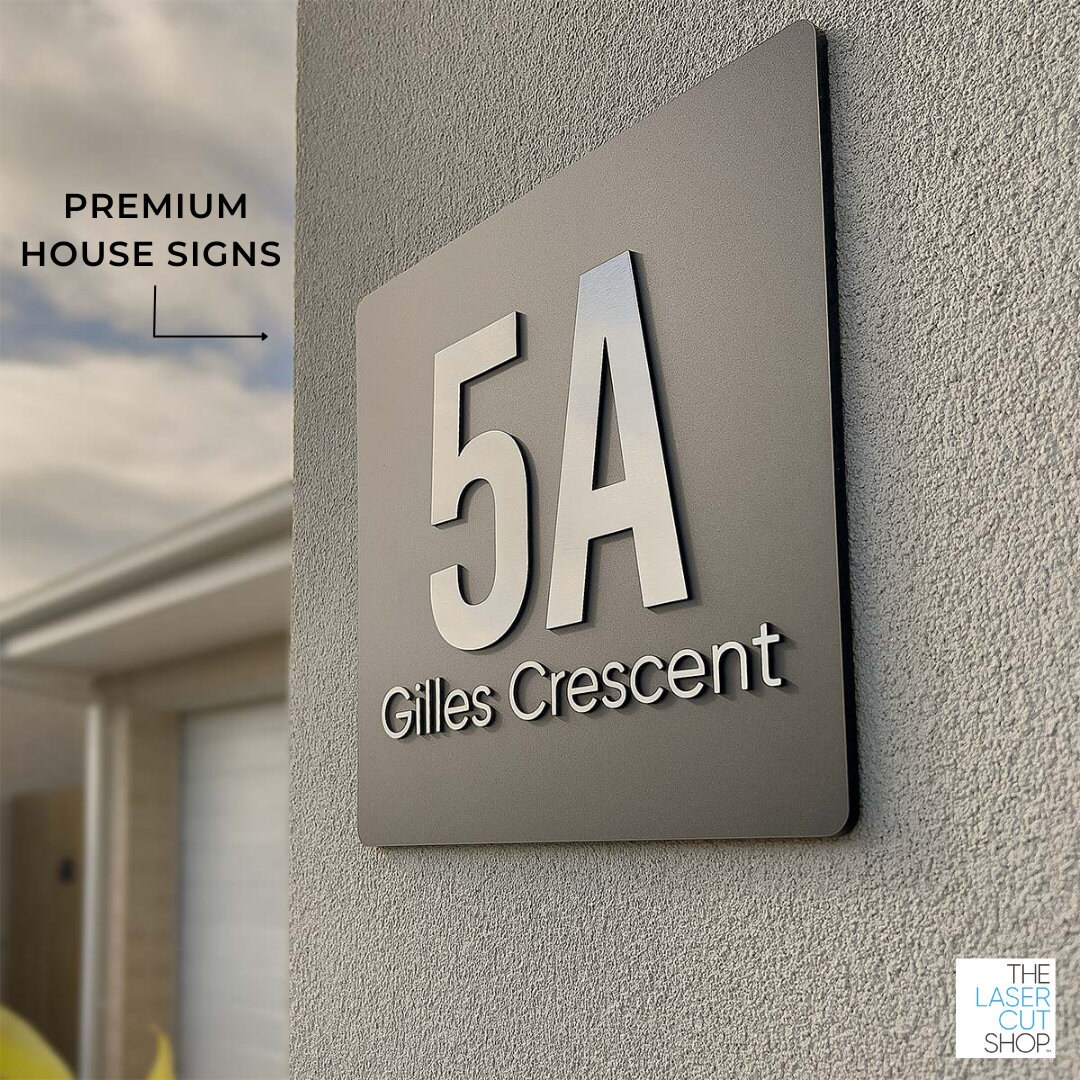 House Numbers | Premium House Number Signs | Housewarming Gift | Modern ...