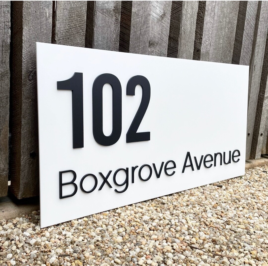 House Numbers | Premium House Number Signs | Housewarming Gift ...