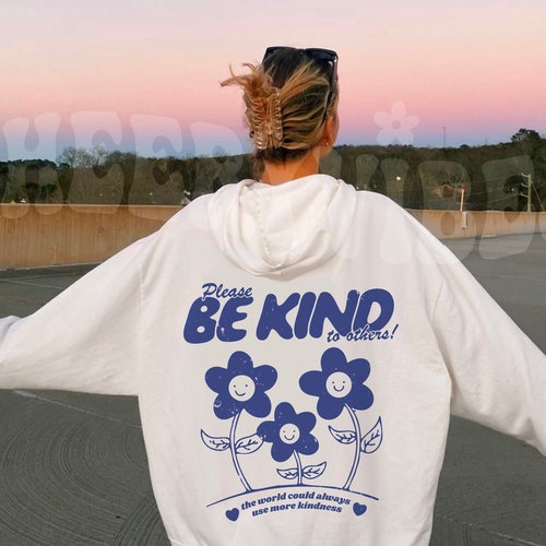 Create A Kinder Planet Hoodie Aesthetic Retro Hoodie - Etsy