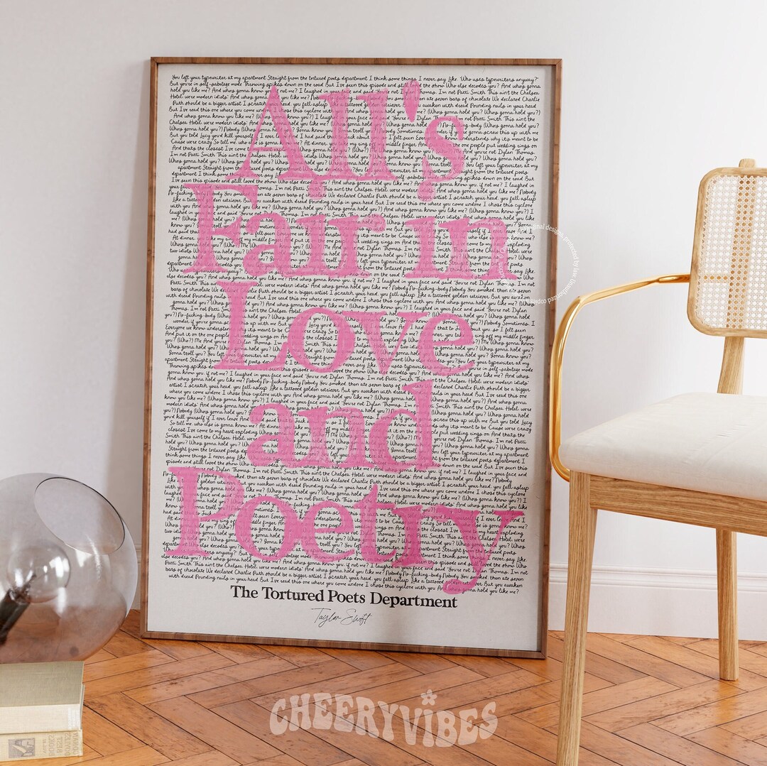 All's Fair in Love and Poetry Tortured Poets Department Vintage ...