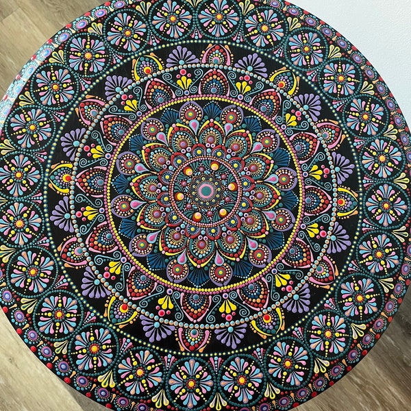 Painted Table - Etsy