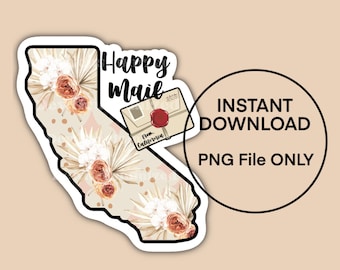 Happy Mail Stickers | Etsy