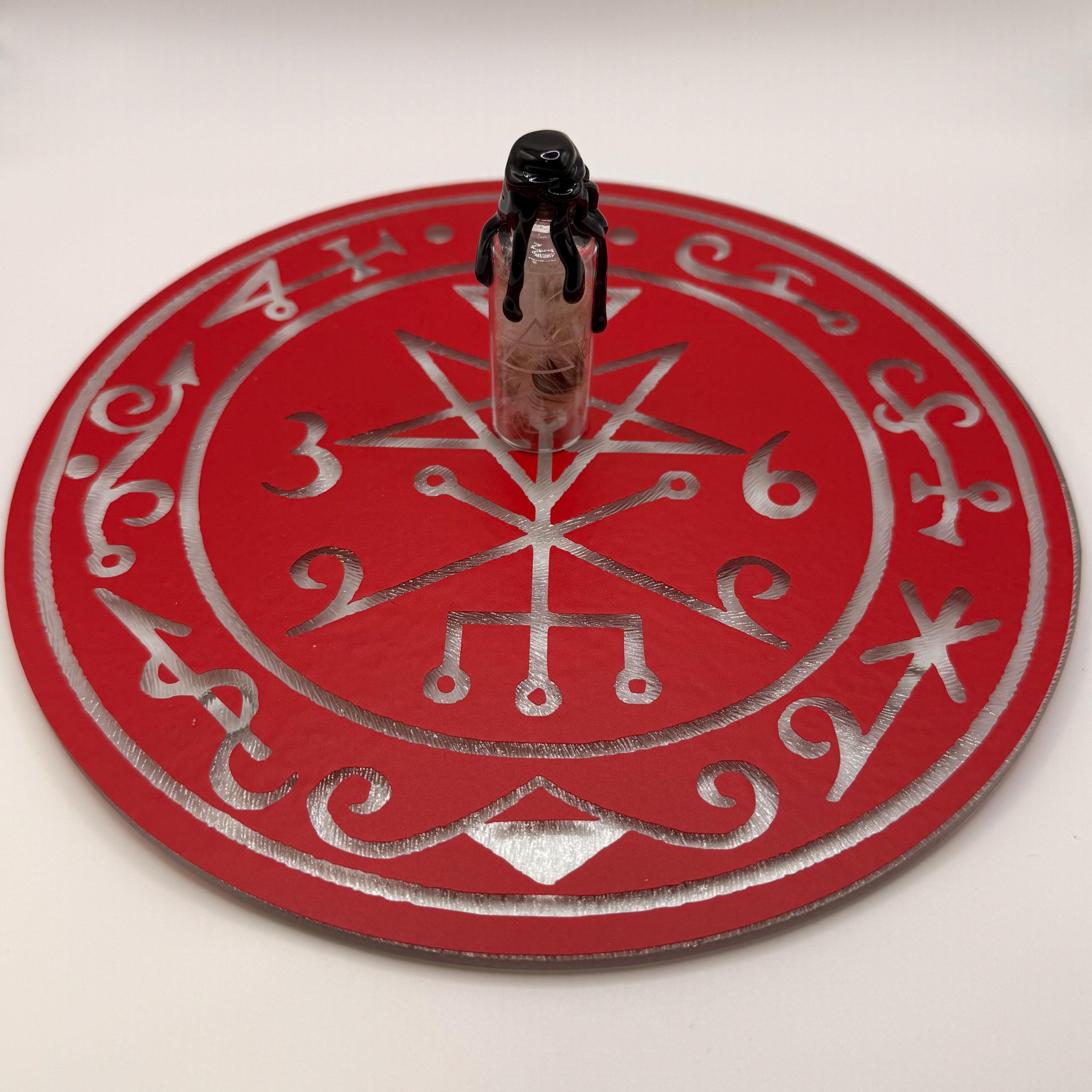 Lilith Seal Altar Plate: Witchcraft Offering Plate - Etsy