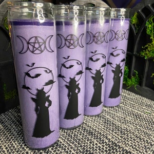 NYX Candle NYX Ritual Candle Purple Nyx Goddess Candle Deity Candle - Etsy