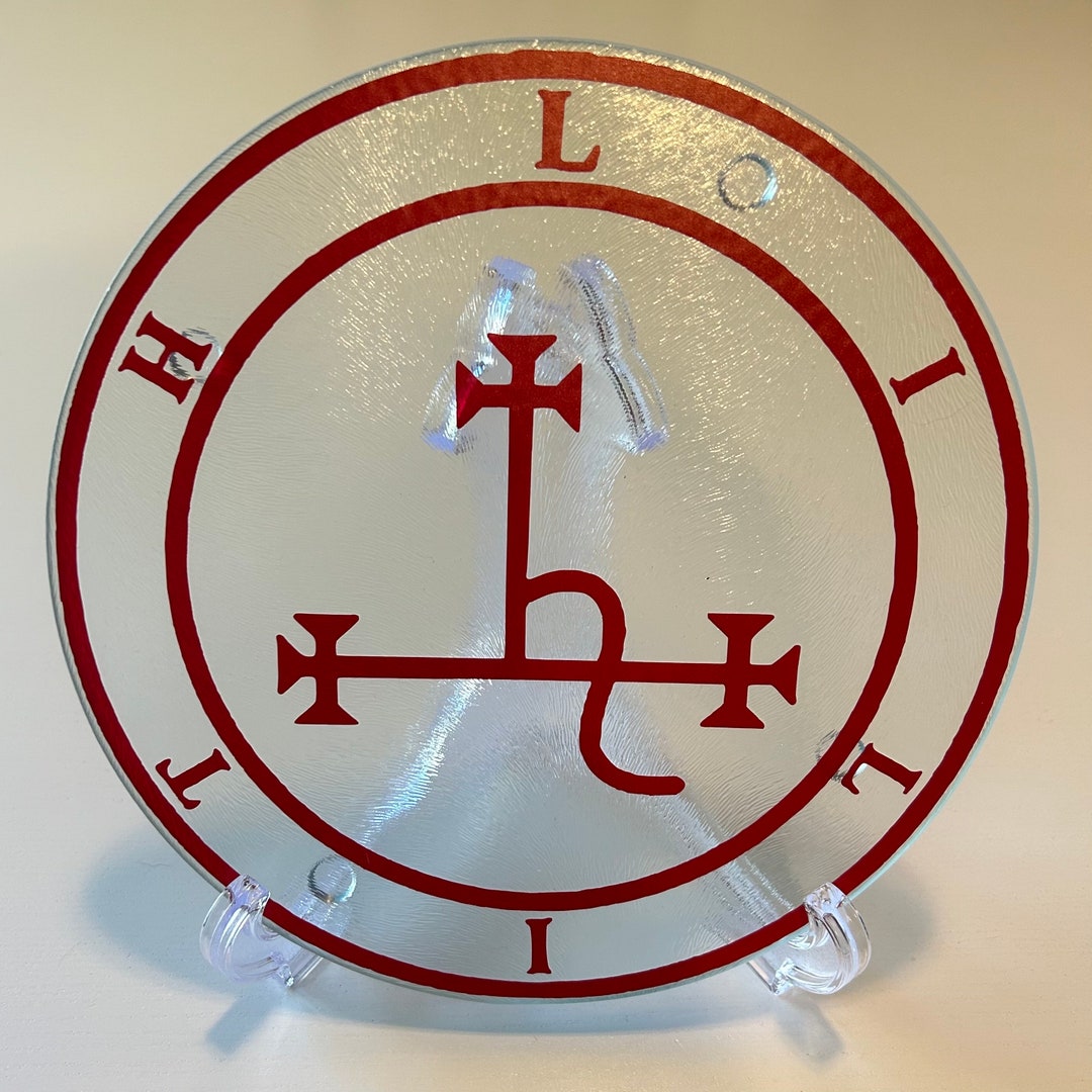 LILITH Sigil ALTAR Plate | LILITH Plate | Witchcraft Plate - Etsy