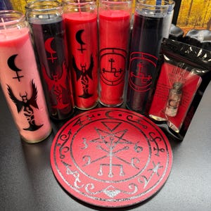 Lilith Seal Altar Plate: Witchcraft Offering Plate - Etsy