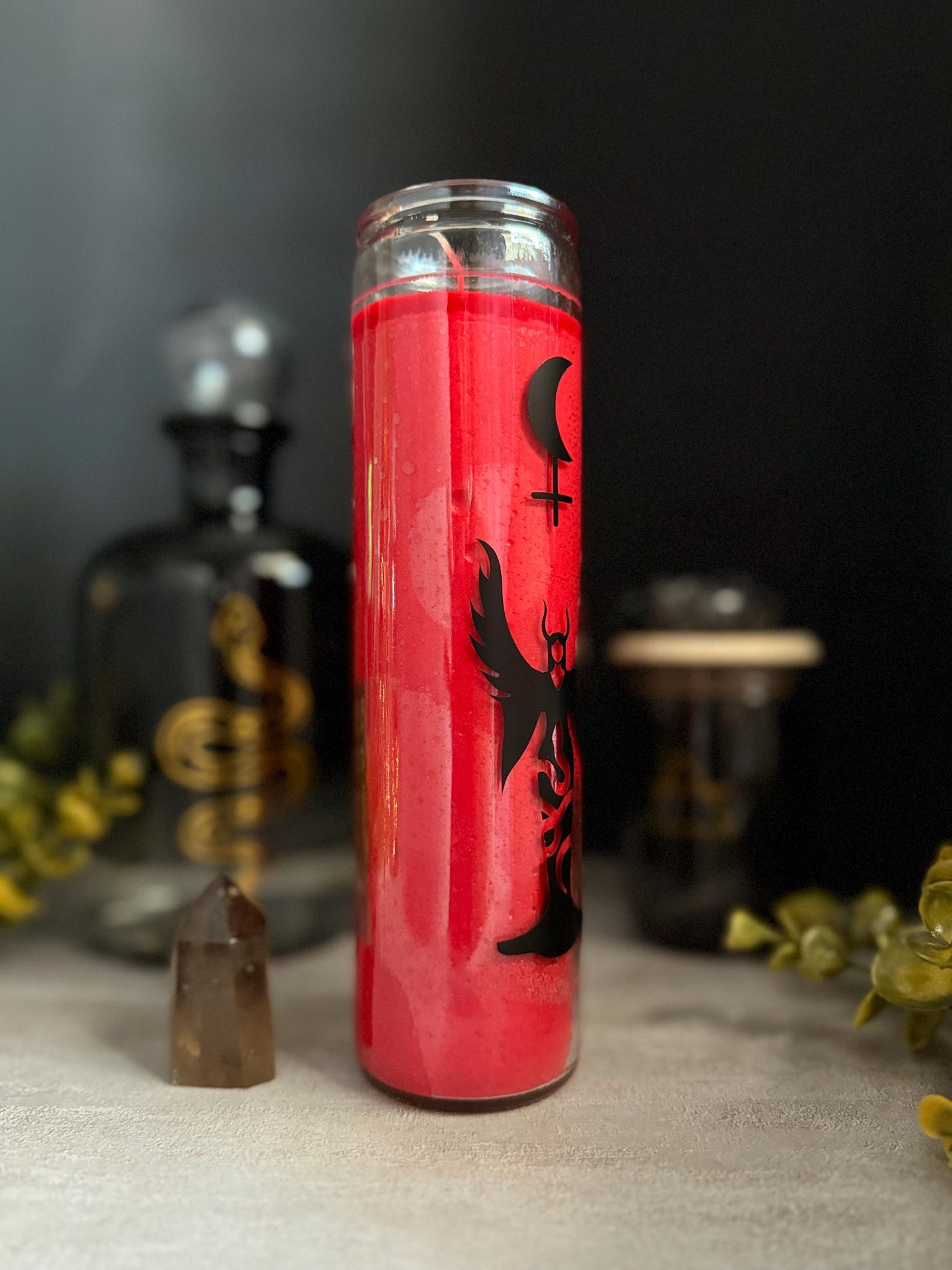 Red Lilith Ritual Candle – Empowerment, Dark Feminine Energy ...