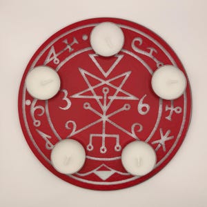 LILITH Seal ALTAR Plate | LILITH Plate | Witchcraft Plate - Etsy