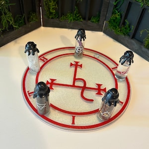 LILITH Sigil ALTAR Plate | LILITH Plate | Witchcraft Plate - Etsy