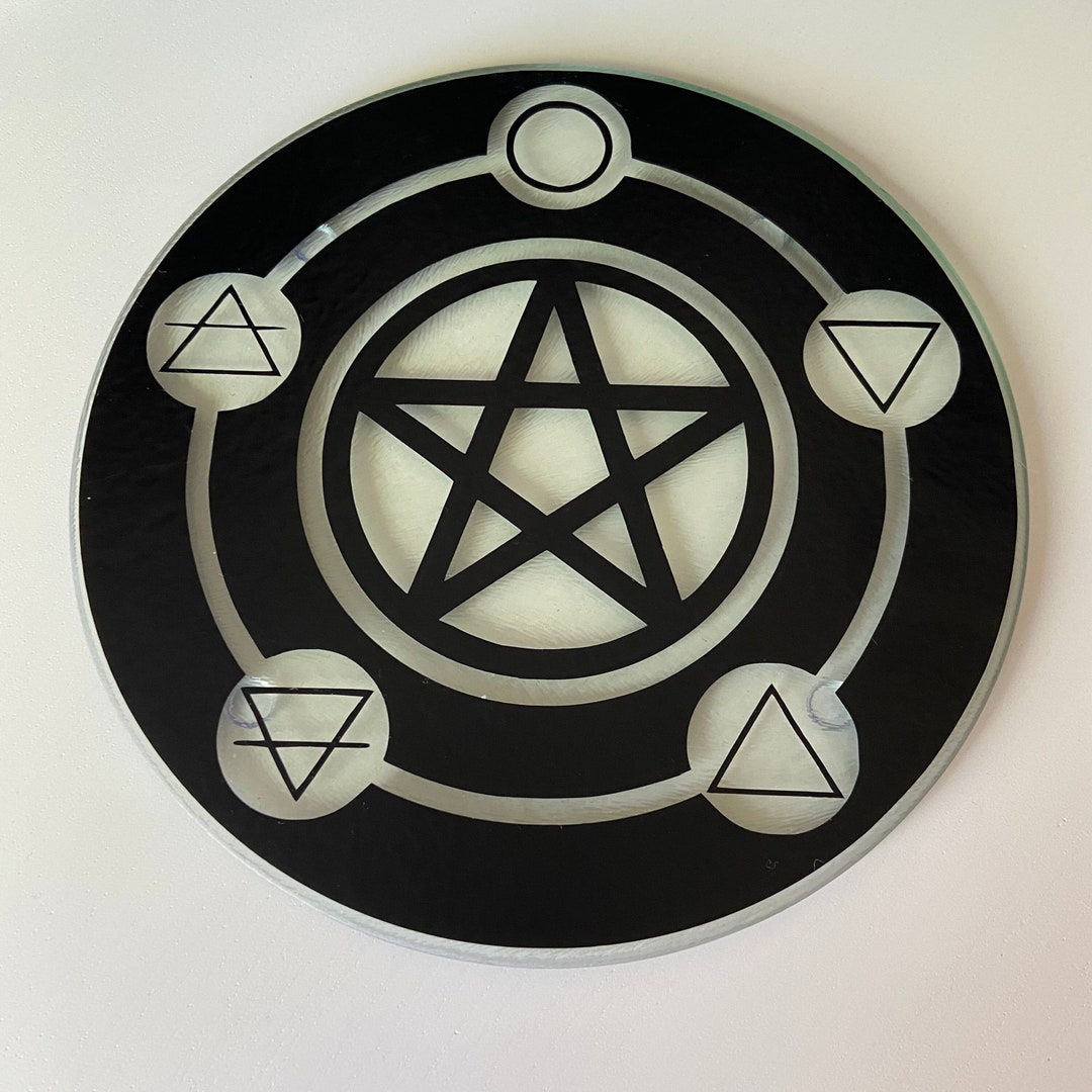 ALTAR Plate | PENTACLE Plate | Witchcraft Plate - Etsy