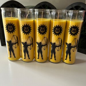 Apollo Candle | Deity Candle | Yellow Apollo Candle - Etsy