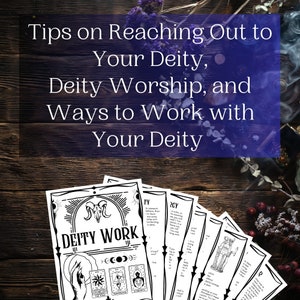 DEITY Work Grimoire Pages | Deity Work Grimoire Pages Black and White ...