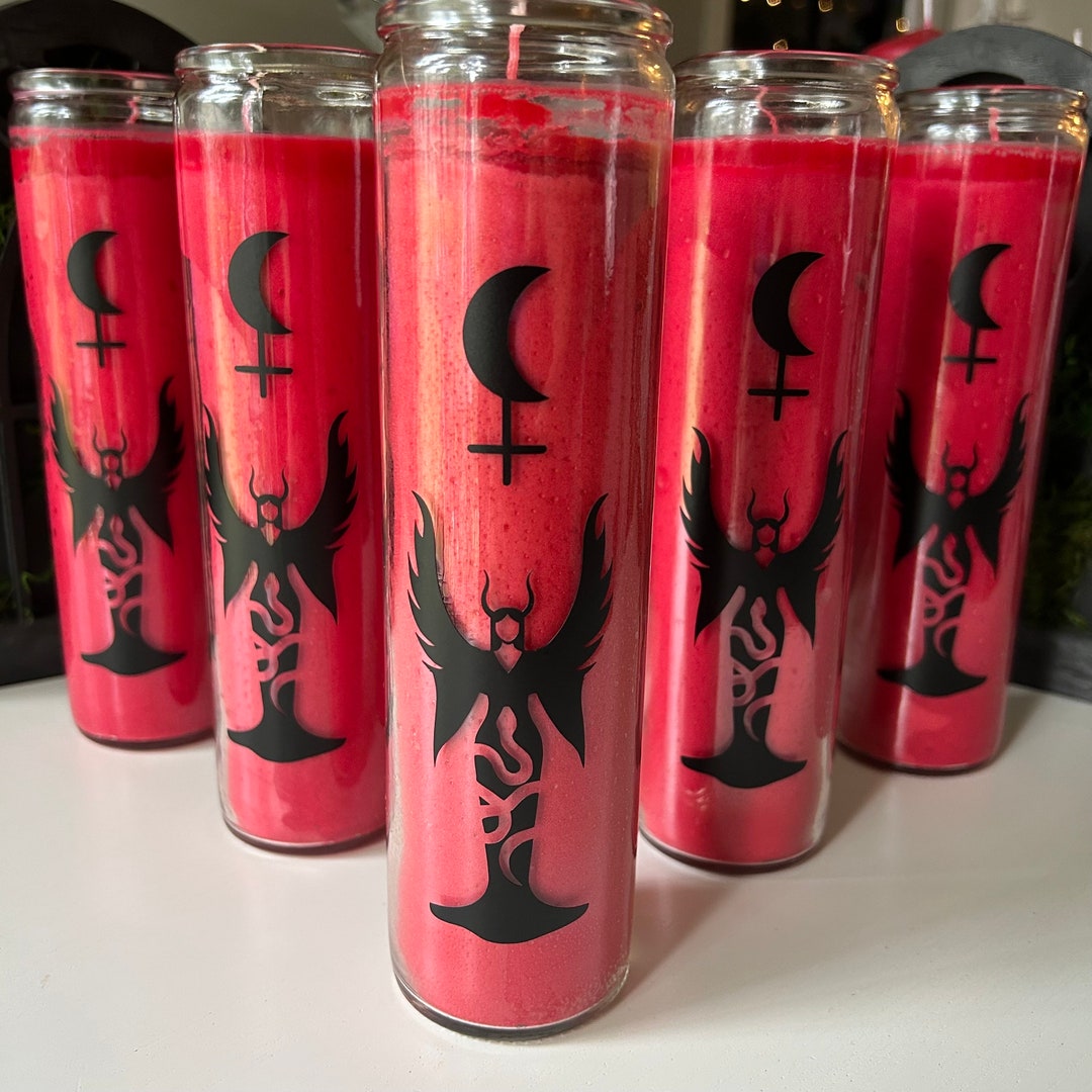 Red Lilith Ritual Candle – Empowerment, Dark Feminine Energy ...