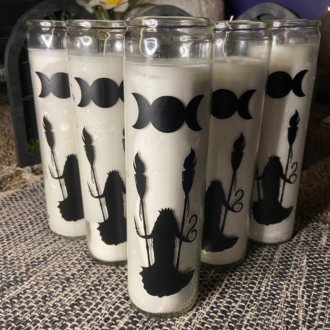 Hecate Candle Deity Candle White Hecate Candle - Etsy