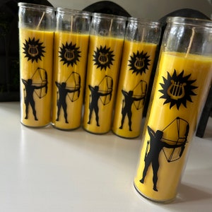 Apollo Candle | Deity Candle | Yellow Apollo Candle - Etsy
