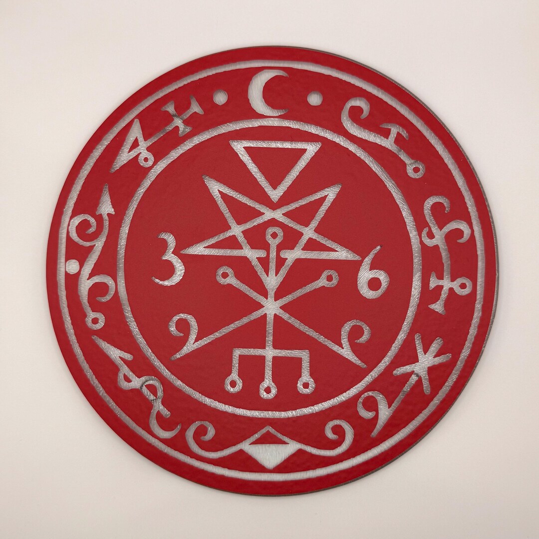 LILITH Seal ALTAR Plate | LILITH Plate | Witchcraft Plate - Etsy