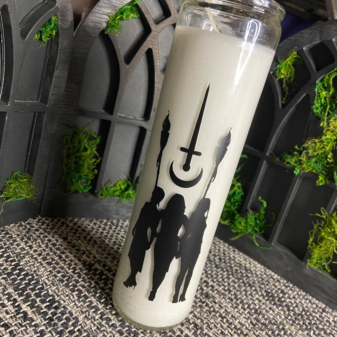 Hecate Candle Deity Candle White Hecate Candle - Etsy