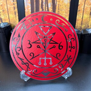 LILITH Seal ALTAR Plate | LILITH Plate | Witchcraft Plate - Etsy