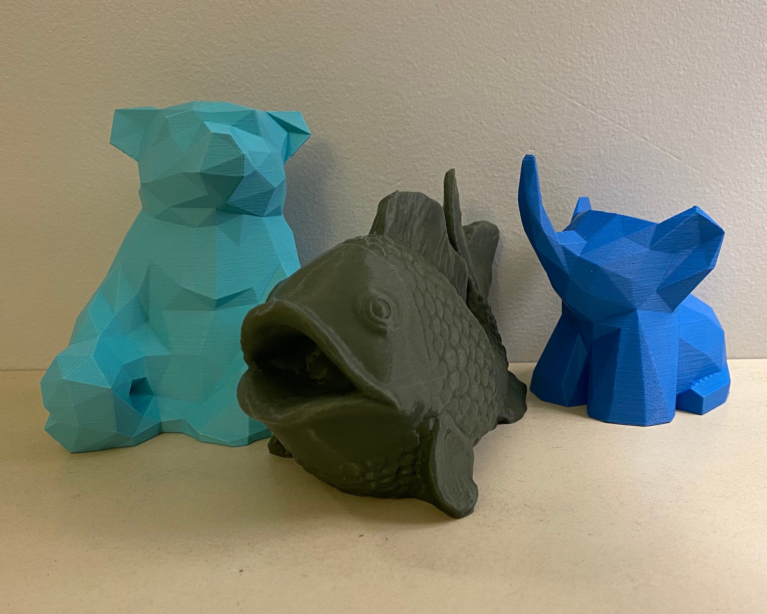 Figurines & Knick Knacks Collectibles Art & Collectibles FISH STATUE 3D ...