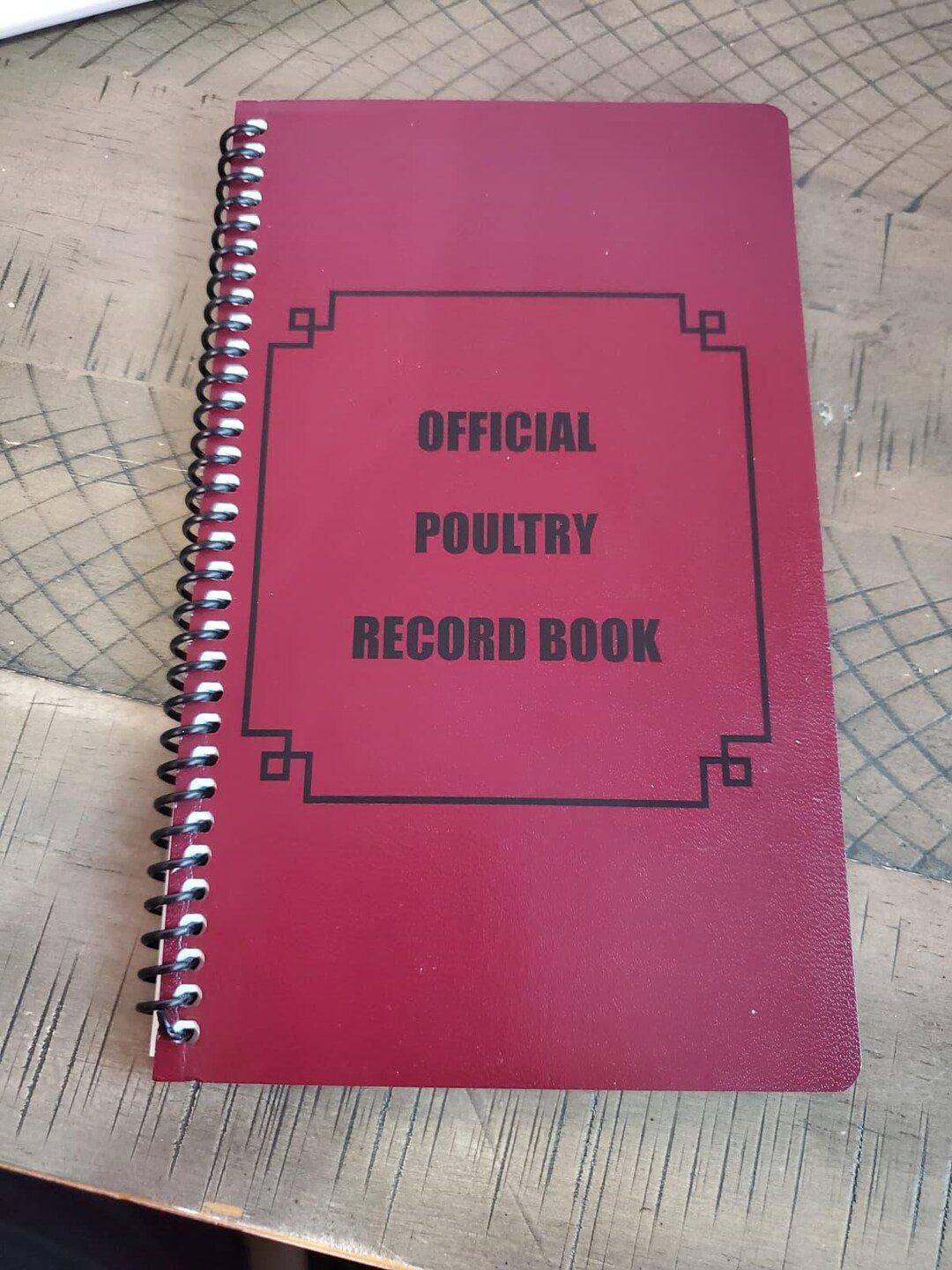Official Poultry Record Book Heavy Weight Paper Spiral Bound With 15 ...