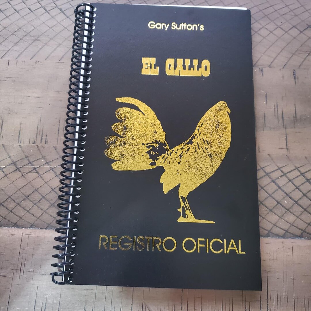 El Gallo Breeding Register Tracking Book for Poultry Chicken Gallos ...