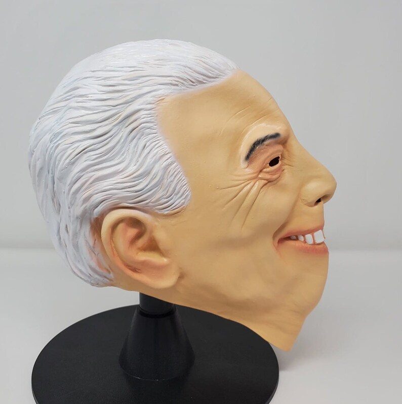 Halloween Horror Old Man Mask Latex Halloween Cosplay Party Realistic ...