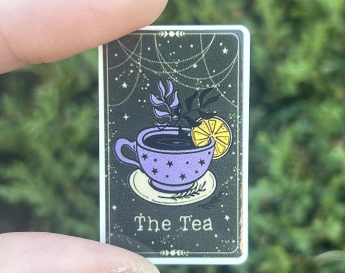 The Tea Tarot Card Coverminder/needleminder - Etsy