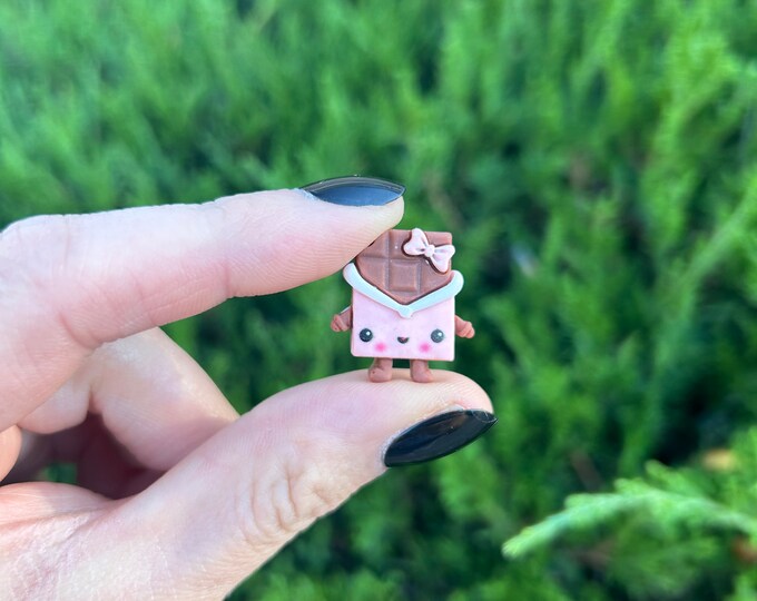 Cute Chocolate Bar With Bow - Etsy