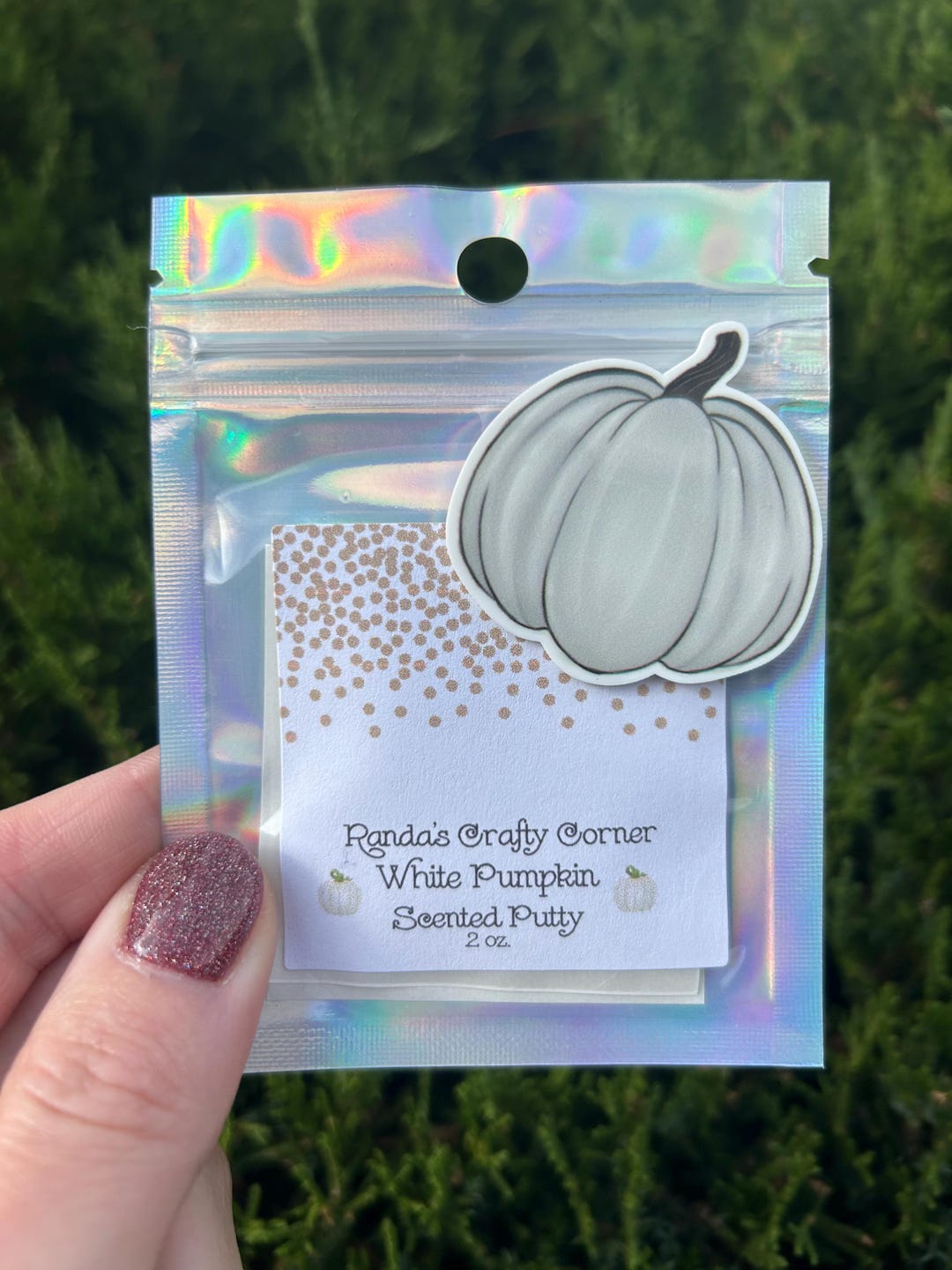 White Pumpkin Bundle: Scented Putty & Coverminder - Etsy