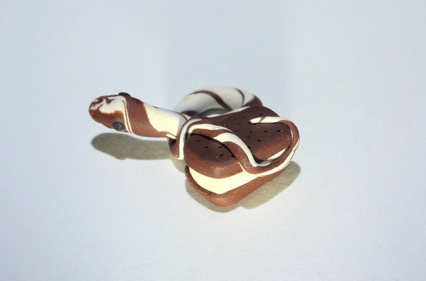 Miniature Ice Cream Snake Figurine - Etsy UK