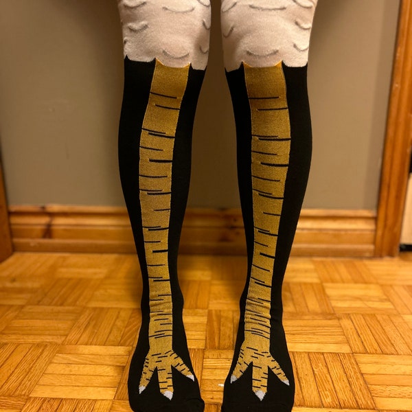Funny Chicken Leg Socks - Etsy