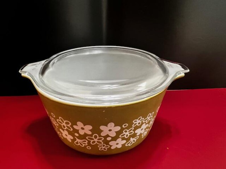 Vintage Pyrex 473, 1-quart, Olive Green, Ovenware Dish, With Lid! - Etsy