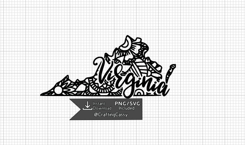 Virginia SVG - Etsy
