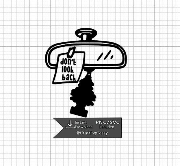 Don't Look Back SVG - Etsy