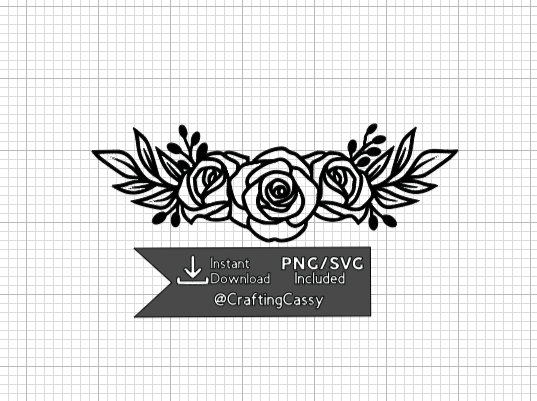 Rose SVG Bundle - Etsy