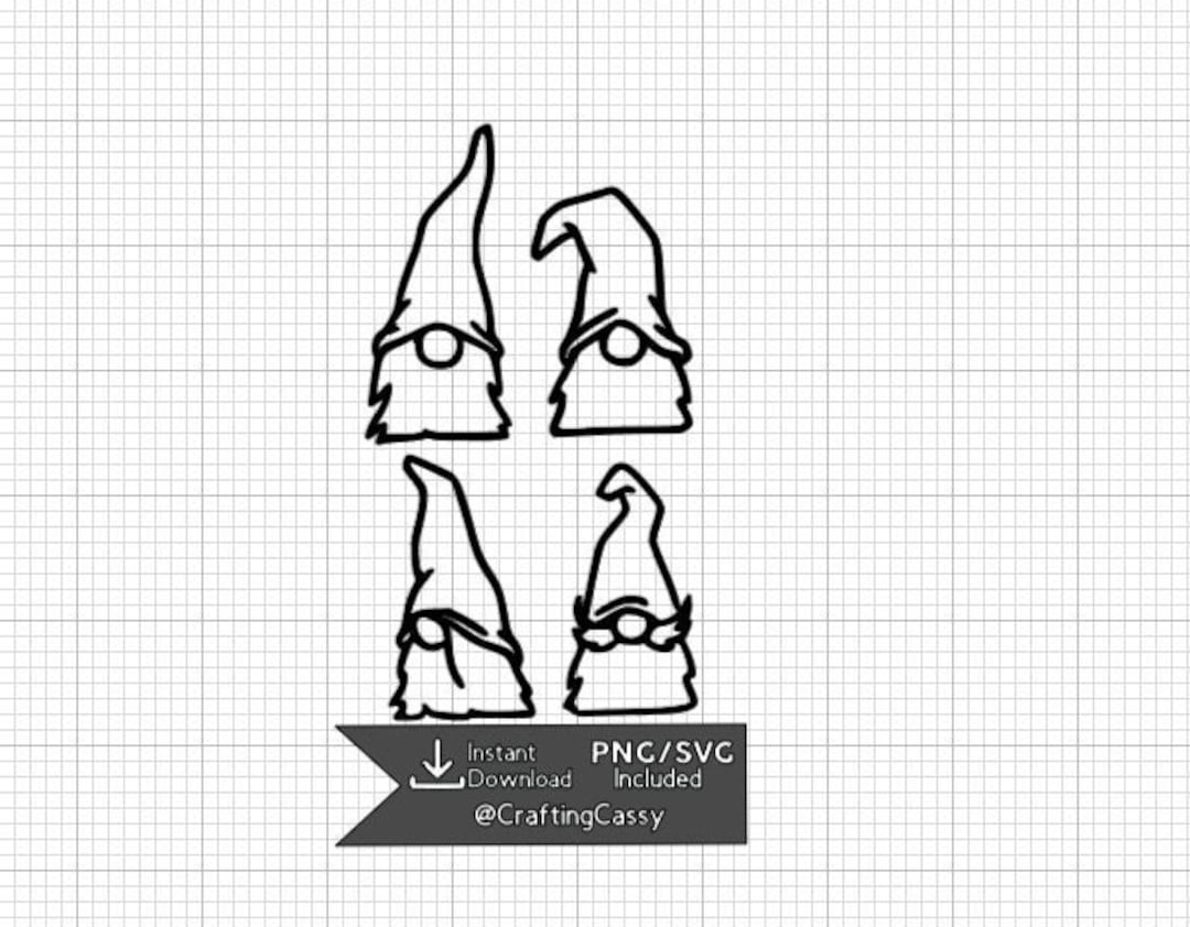 Gnome SVG - Etsy