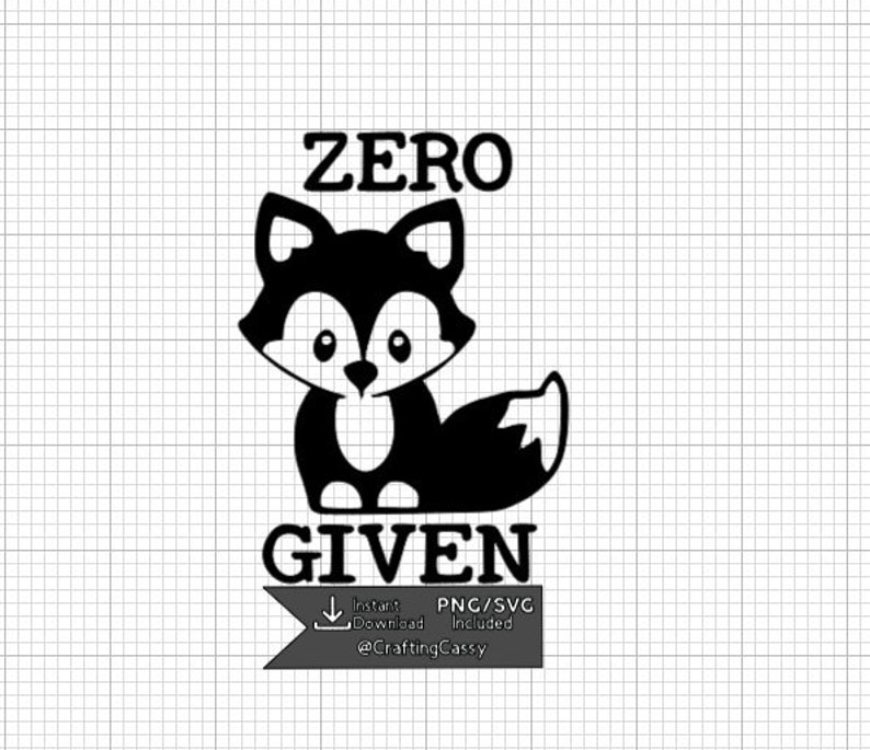 Zero Fox Given SVG - Etsy