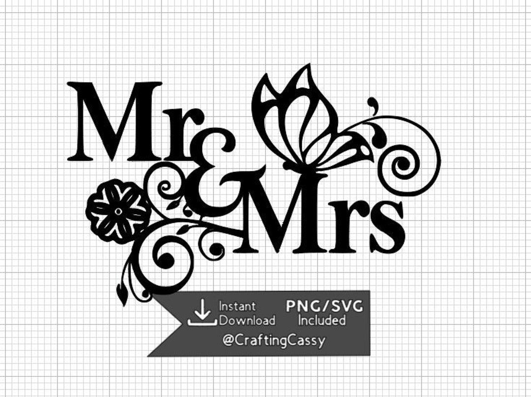 Mr. & Mrs. SVG - Etsy