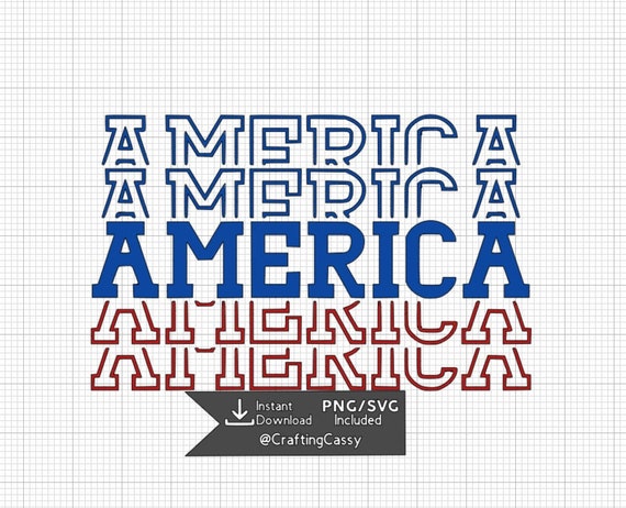 America SVG - Etsy