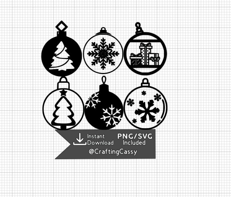 Ornament SVG Bundle - Etsy