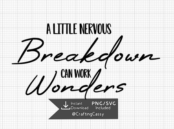 Nervous Breakdown SVG - Etsy