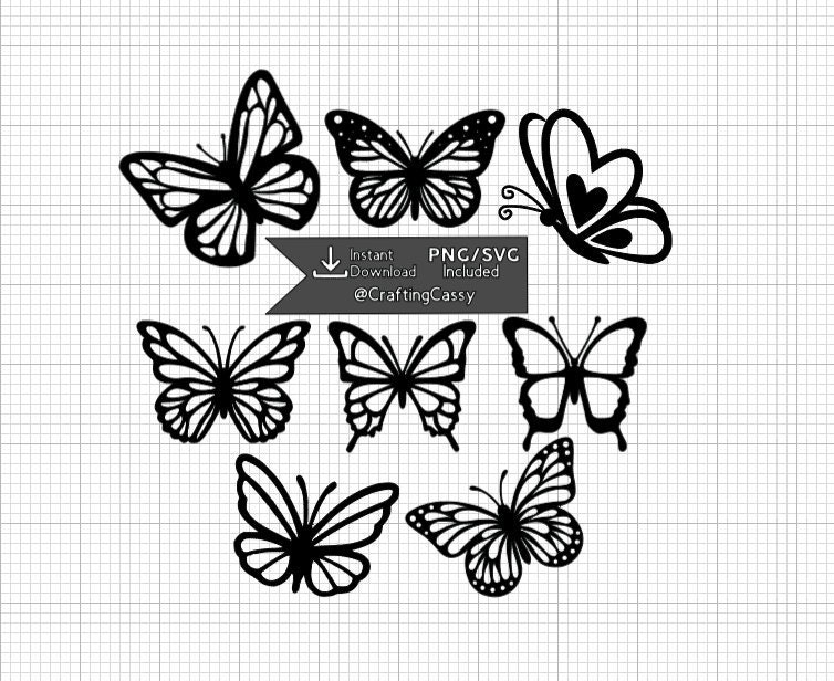 Butterfly SVG Bundle - Etsy