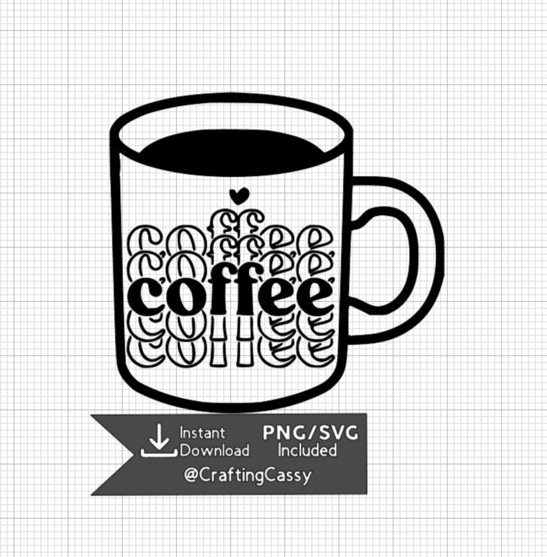 Coffee Mug SVG - Etsy