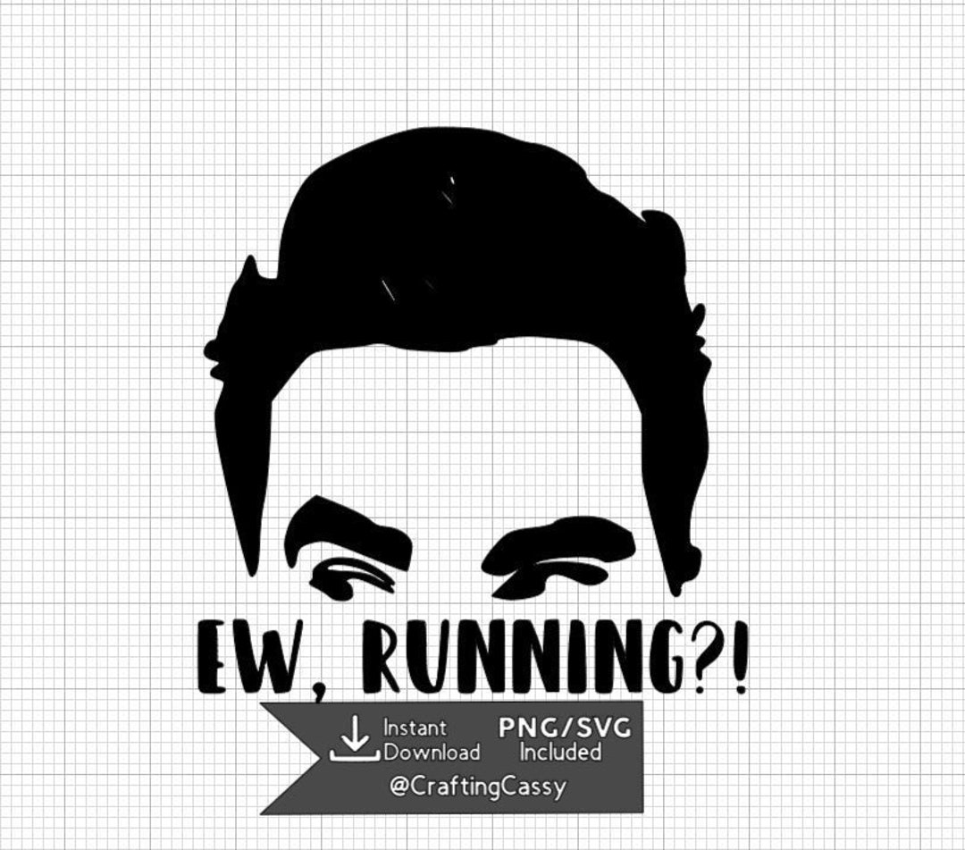 Ew, Running SVG - Etsy