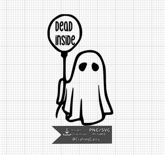 Dead Inside SVG - Etsy