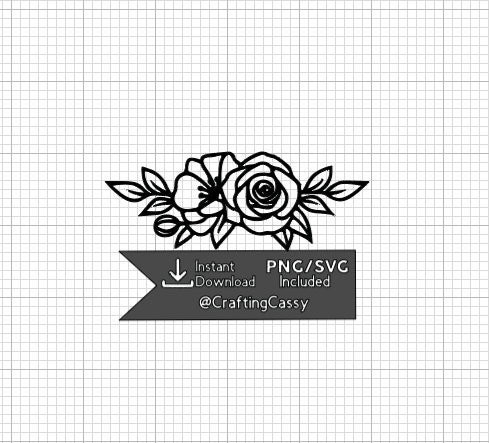Rose SVG Bundle - Etsy