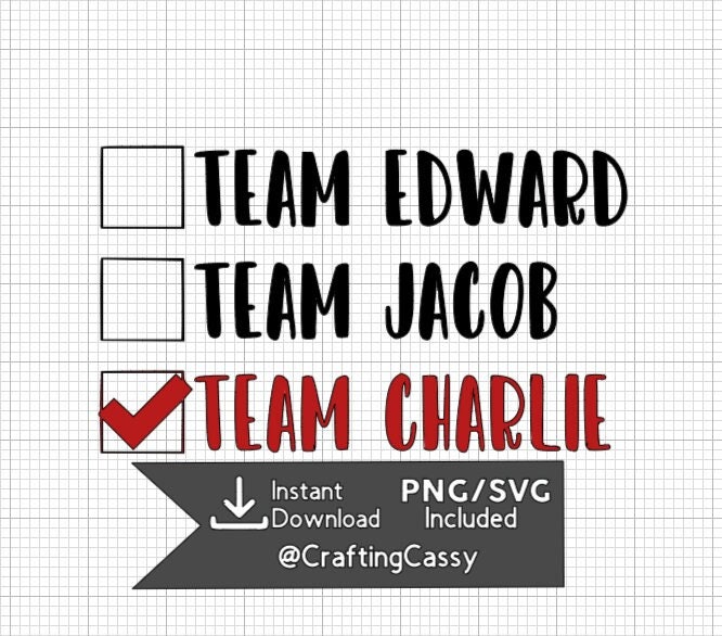 Team Charlie SVG - Etsy