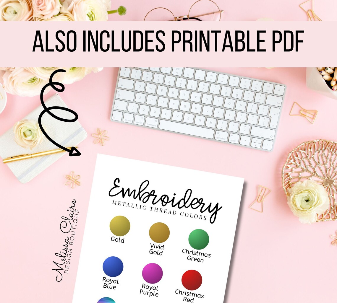 Embroidery Thread Color Chart, Brothread Color Chart, Metallic Thread ...