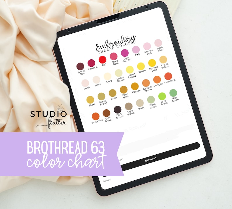 Embroidery Thread Color Chart Brothread Color Chart Brothread 63 Color ...